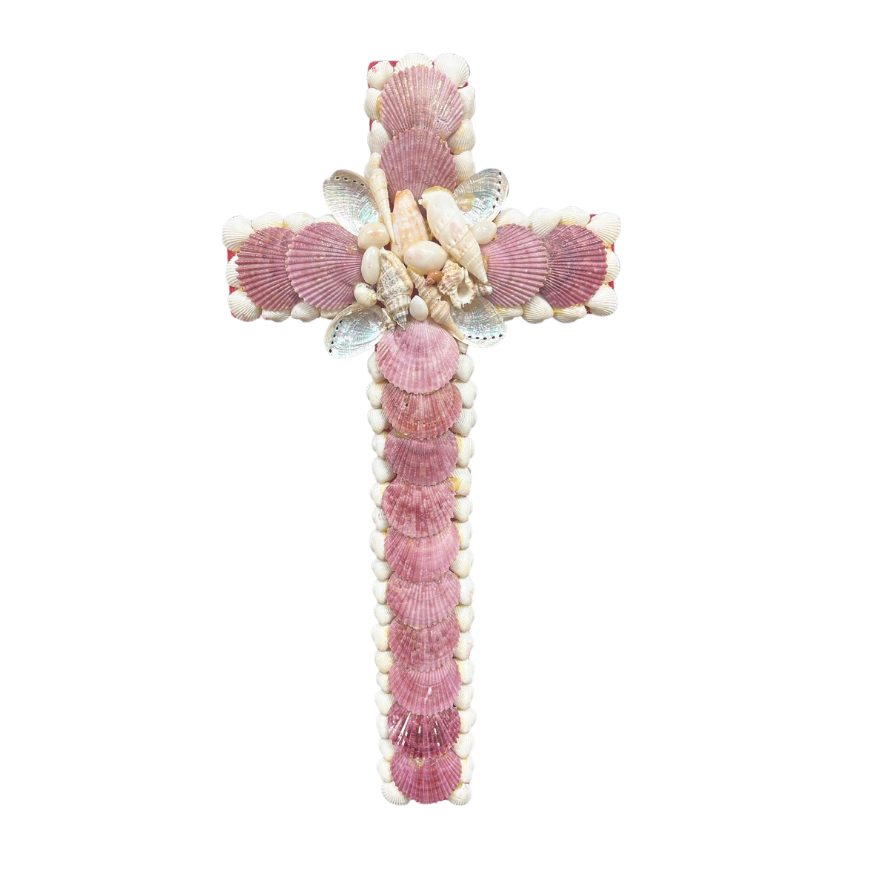 Wall Seashell Cross | The Shell Connection